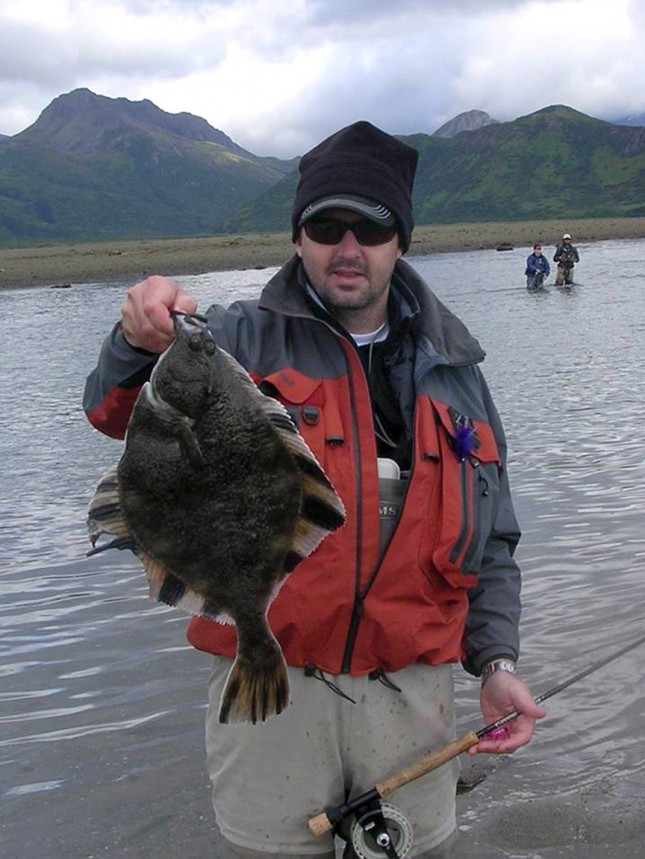 Starry Flounder on the Flat - Alaska Fly Fishing Trips